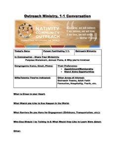 Outreach-Conversation-Form – Nativity Lutheran Church