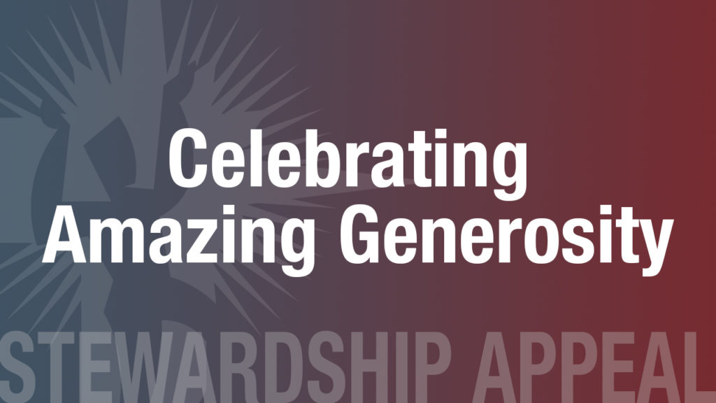 Celebrating Amazing Generosity – Nativity Lutheran Church