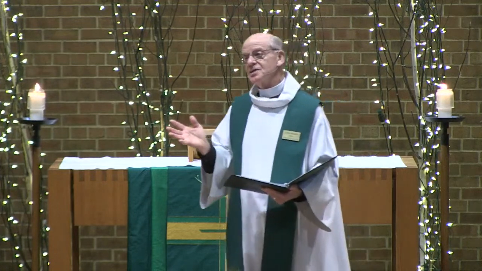 Lutheran Pastor Preaching