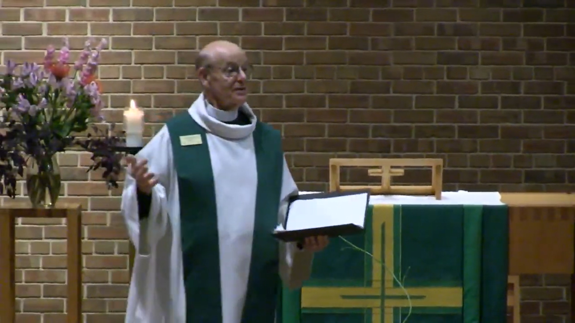 Lutheran Pastor Preaching