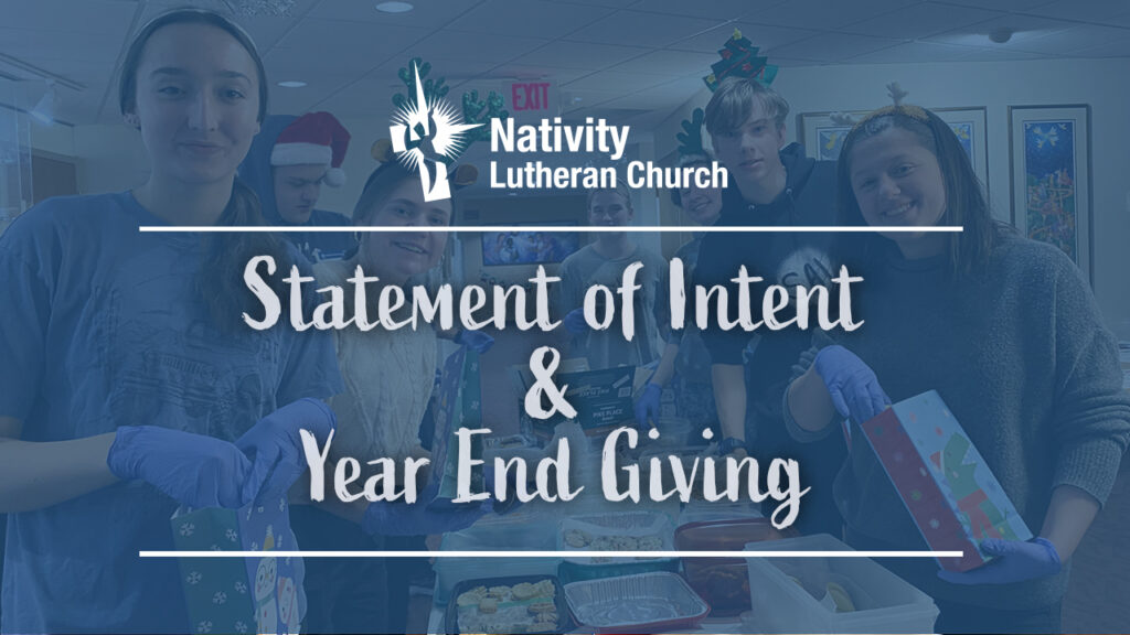 Celebrating Generosity: 2024 Statements of Intent & End of Year Giving ...